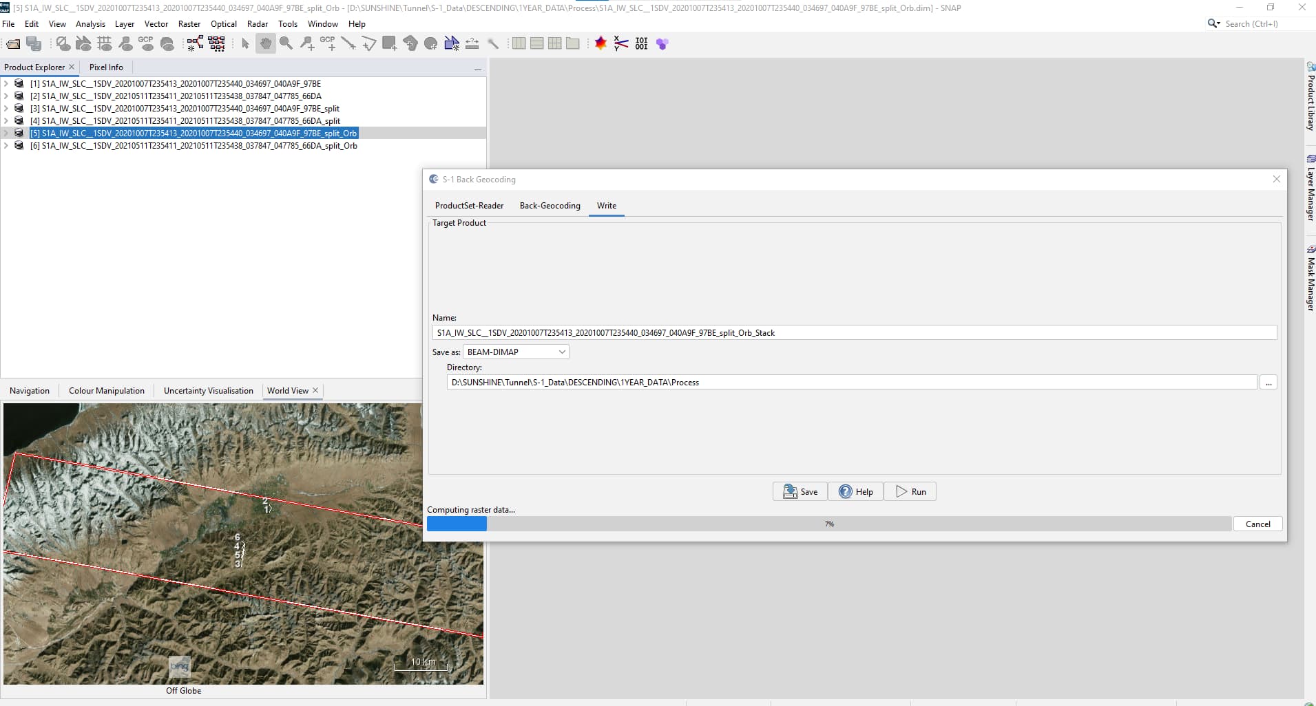 S 1 Back Geocoding Microwave Toolbox STEP Forum