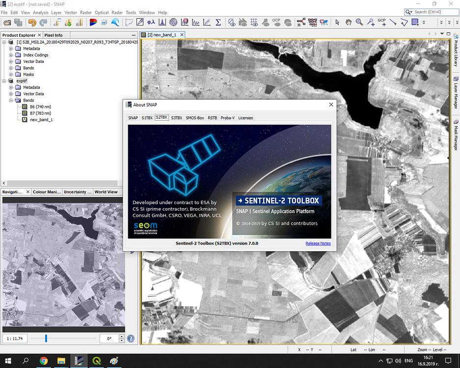 GeoTIF export of spatially subset image leads to wrong image dimensions and coverage - Problem ...