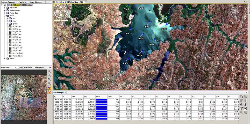 Export values from Sentinel 2 - Optical Toolbox - STEP Forum