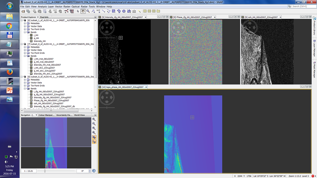 Dem And Interferogram Shifted Interferometry Step Forum