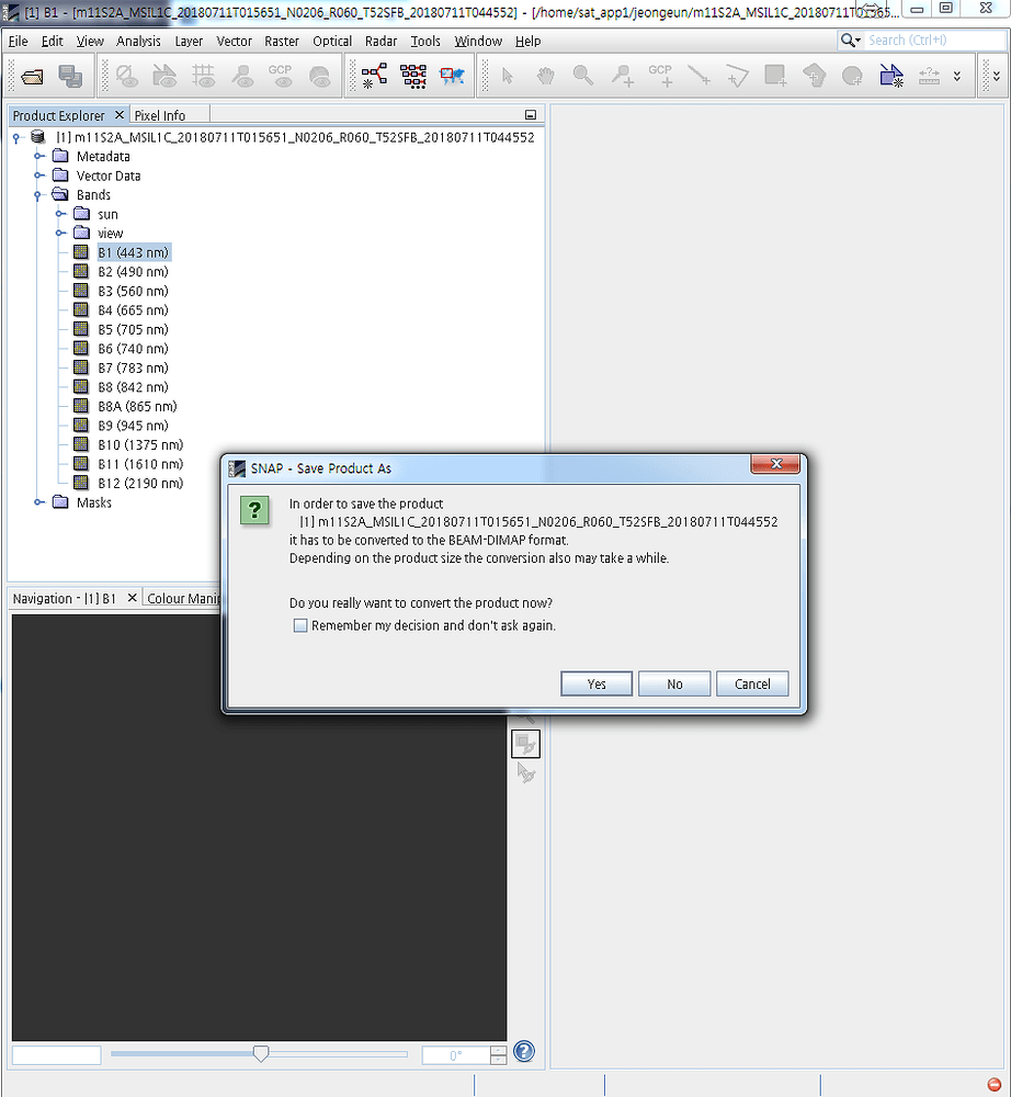 Sentinel 2 files to save as NetCDF4 format - Optical Toolbox - STEP Forum Sentinel 2 files to save as NetCDF4 format - Optical Toolbox - STEP Forum