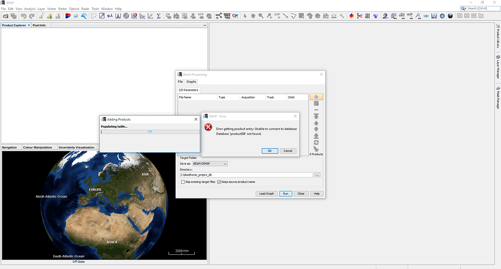 Error while using Batch processing - snap - STEP Forum