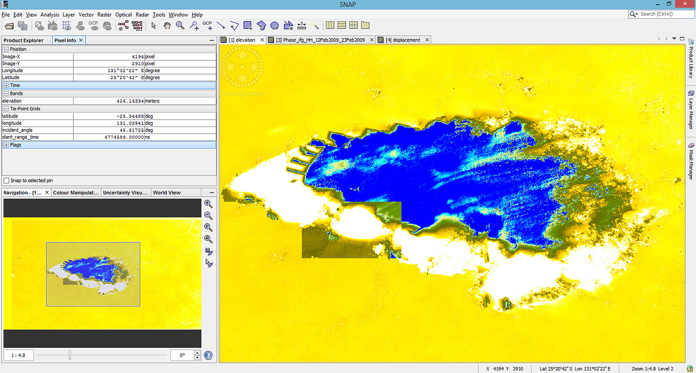 Elevation value from DEM file and Elevation Value from Google Earth of ...