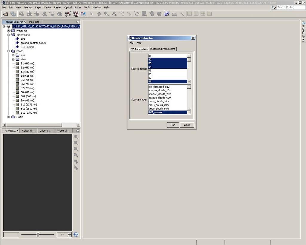 Bands extractor operator - snap - STEP Forum