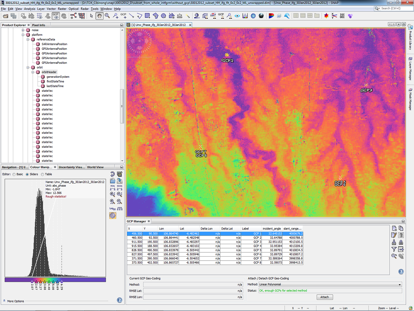 Slant range time to distance - Interferometry - STEP Forum