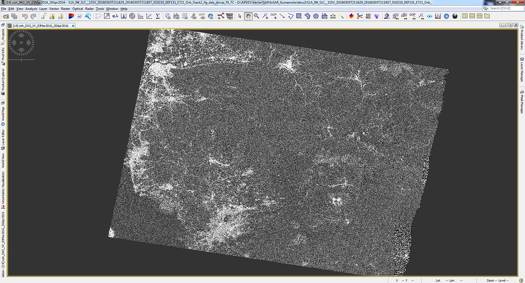 Interferogram and Displacement Comparison between SNAP and DIAPASON in ...