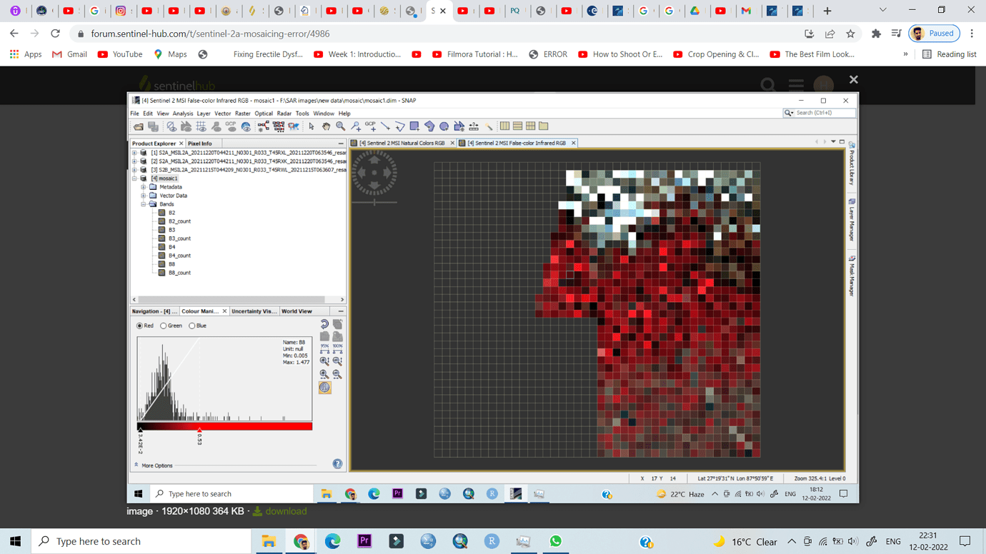 Sentinel 2a Mosaicing Error Snap Step Forum