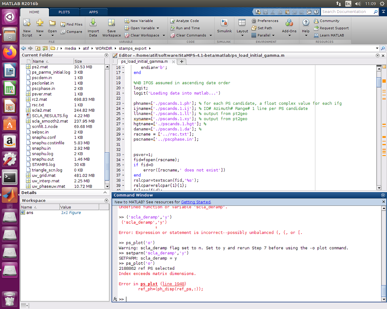 Problem with StaMPS processing - StaMPS - STEP Forum