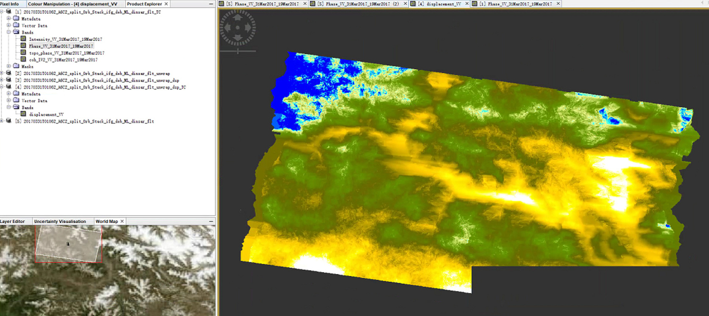 Landslide Detection Using Insar Interferometry Step Forum