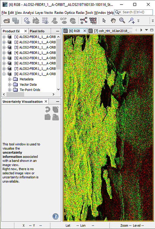 Interferometric processing workflow with ALOS-2 L1.1 SLC data ...