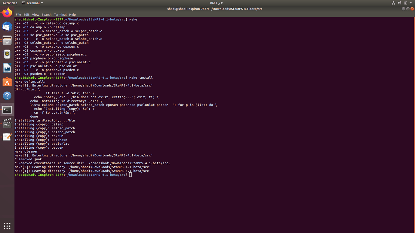 Stamps Installation step by step for beginner to linux - StaMPS - STEP ...