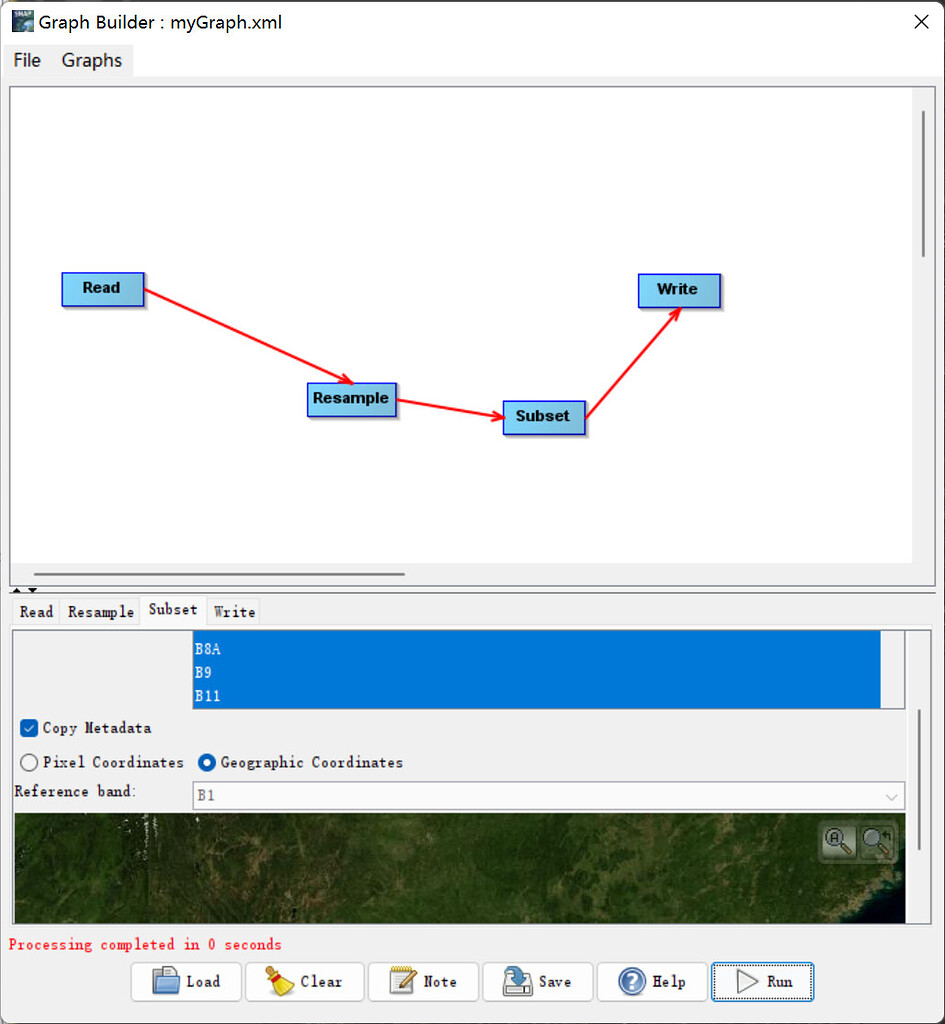 Processing is running in 0 seconds in graph builder - s2tbx - STEP Forum