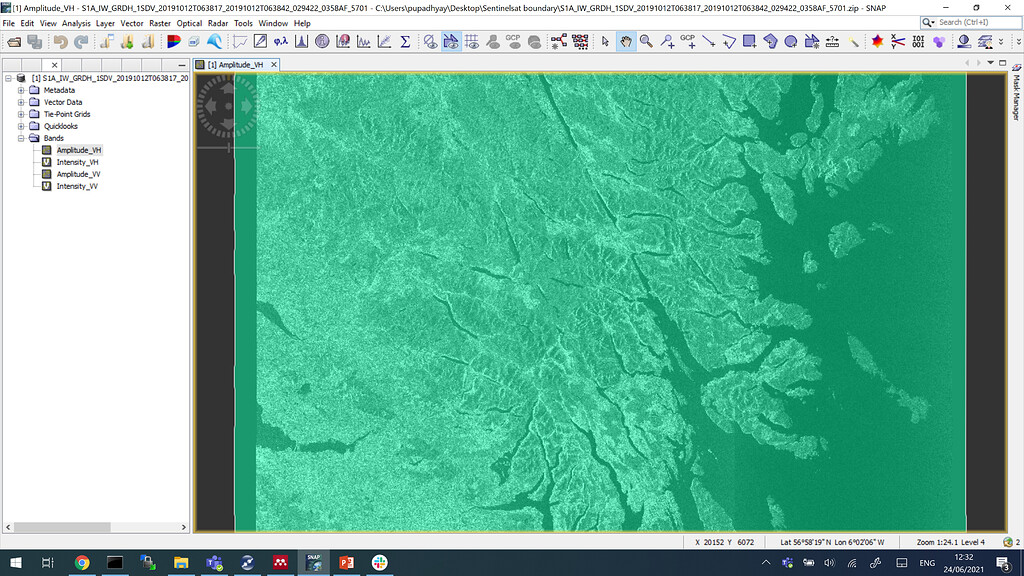 Sentinel-1 quick view footprint larger than the real data - s1tbx ...