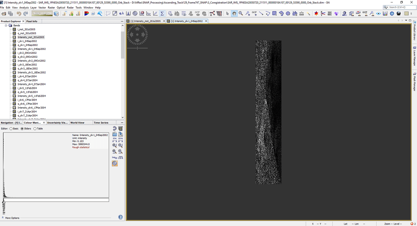 ERS-2 Coregistration Errors (java.lang.NullPointerException) and (java.lang ...