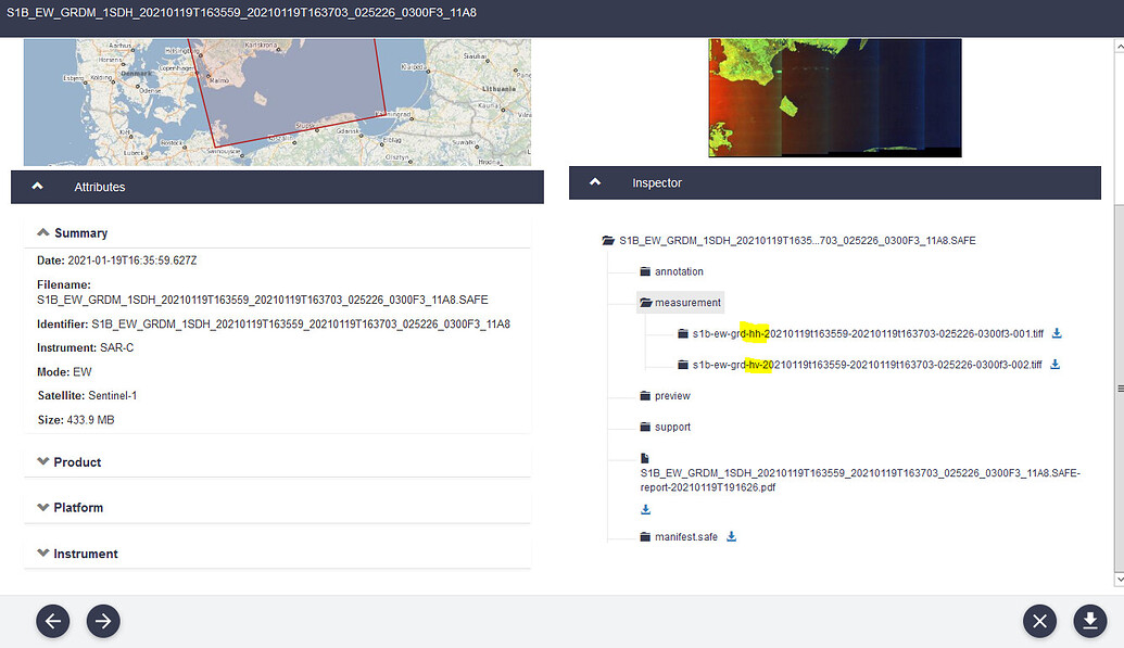Get VV and VH layer using ESA SNAP GPT - Problem Reports - STEP Forum