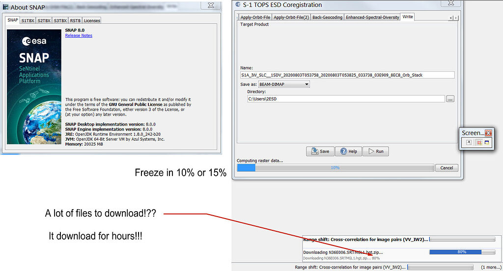 SNAP 8 freeze - s1tbx - STEP Forum