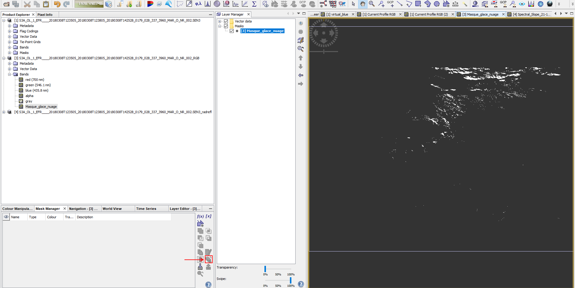 Apply/export a mask created after importing a colored image into SNAP - snap - STEP Forum